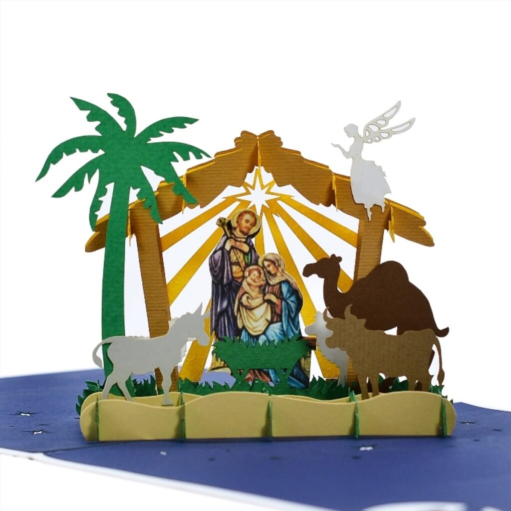 Wholesale Nativity scene 3D greeting pop up card manufacture in Bulk ...