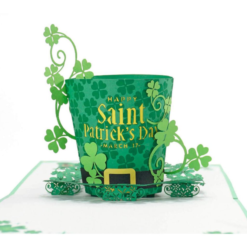 Supplier 3D Pop-Up St Patrick's Day Greeting card in Bulk - HMG Pop Up