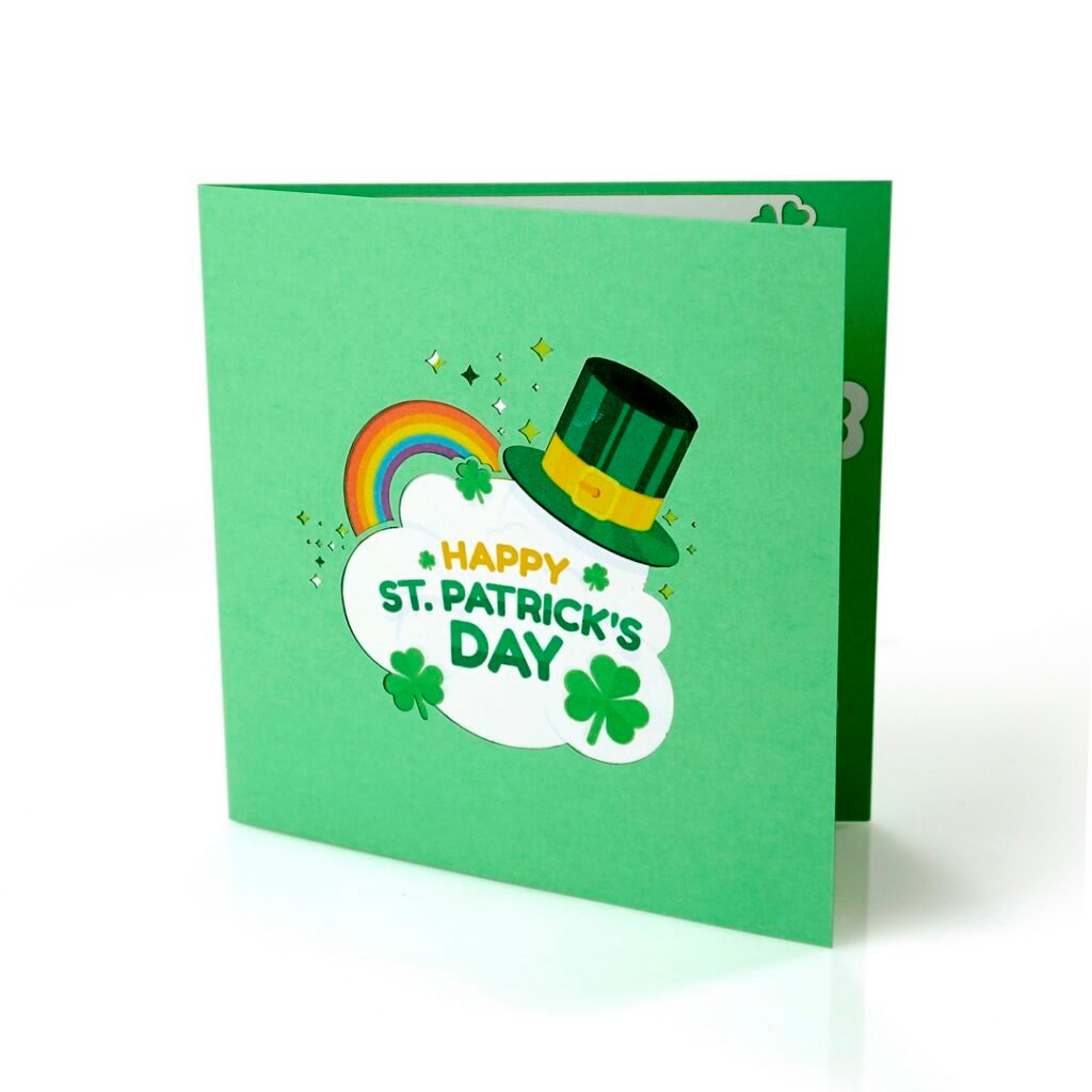 Wholesale 3D Pop-Up Patrick's Day Greeting card Manufacturing in ...